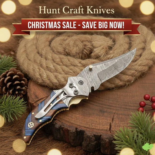 Hunt Craft Knives-Premium Hand-Forged Damascus Knives in USA